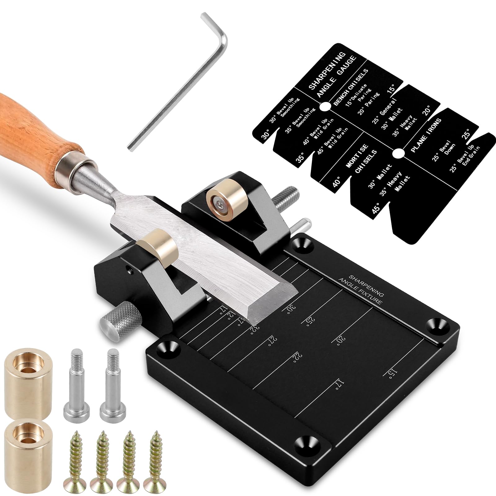Knife Sharpening Angle Guide Angle Jig Setup Block For Lie-nielsen ...
