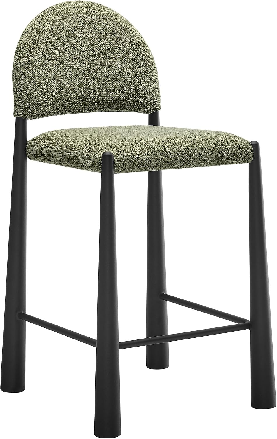 Amazon.com: Modway Hayley Mid Century Modern Counter Stool in Black ...