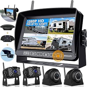 Amazon.com: Wireless RV Backup Camera for Trailer Truck Camper Digital ...