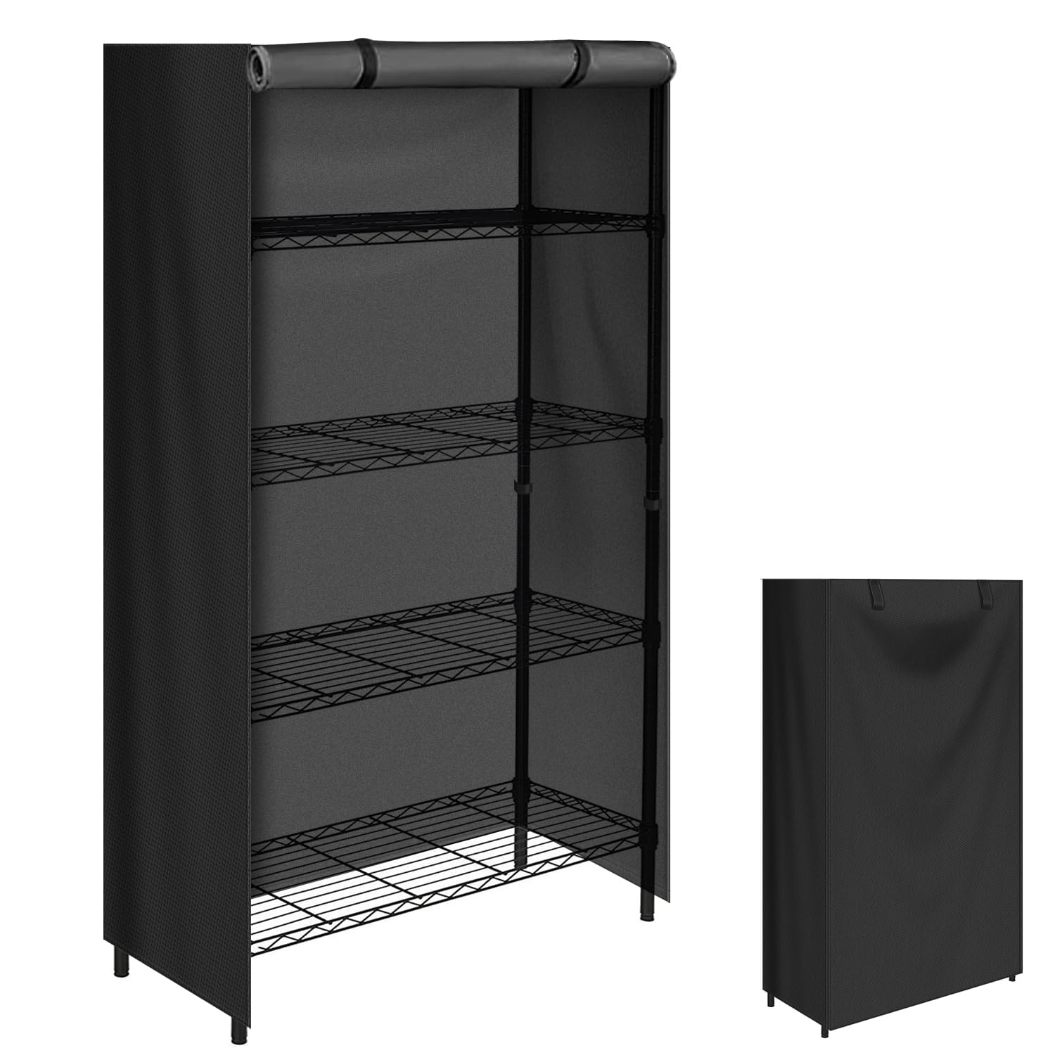 CATOTEL Storage Shelving Unit Cover,Waterproof Shelf Cart Cover ...