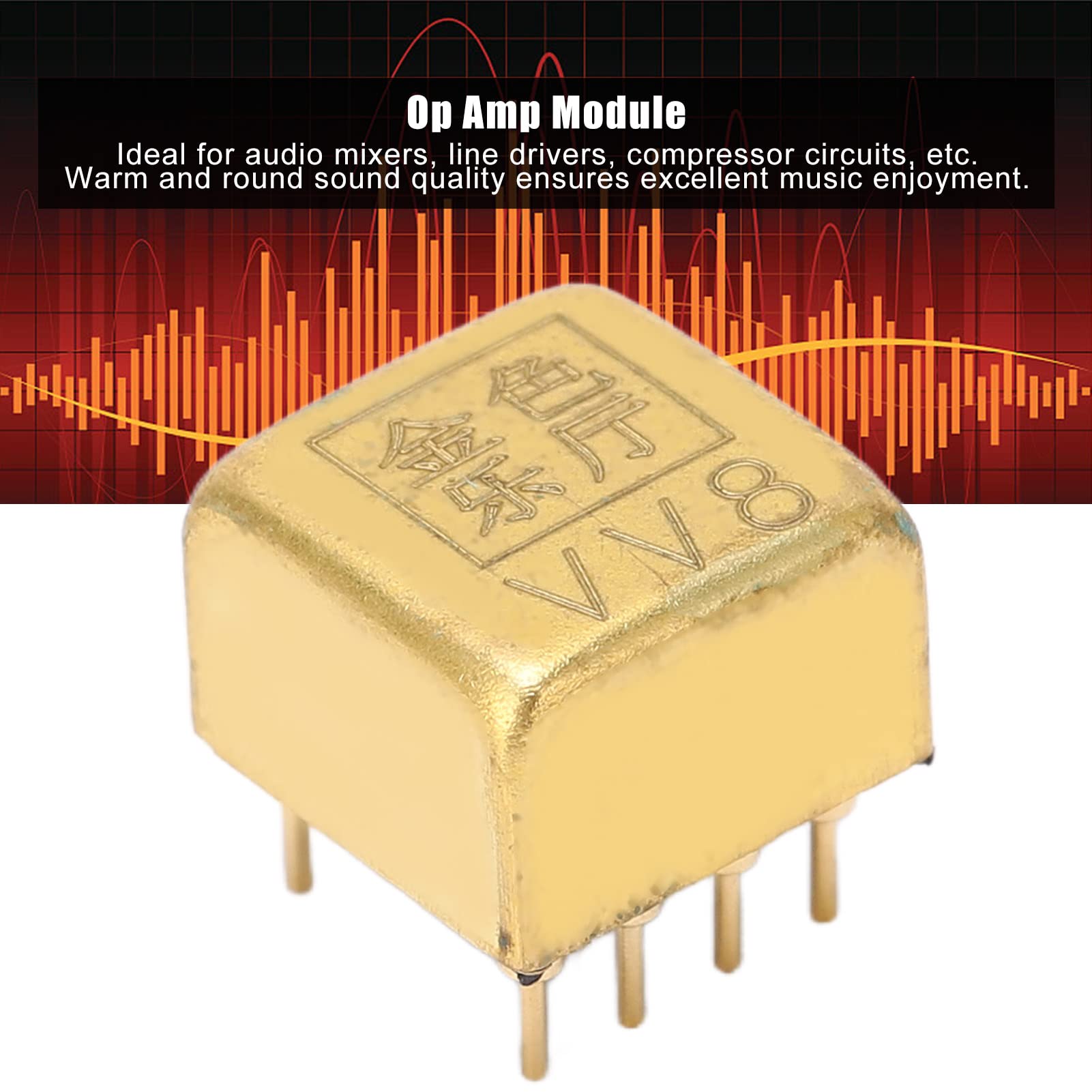 Audio Mixer Components VV8 Op Amp Module - Dual Channel Audio Amplifier ...