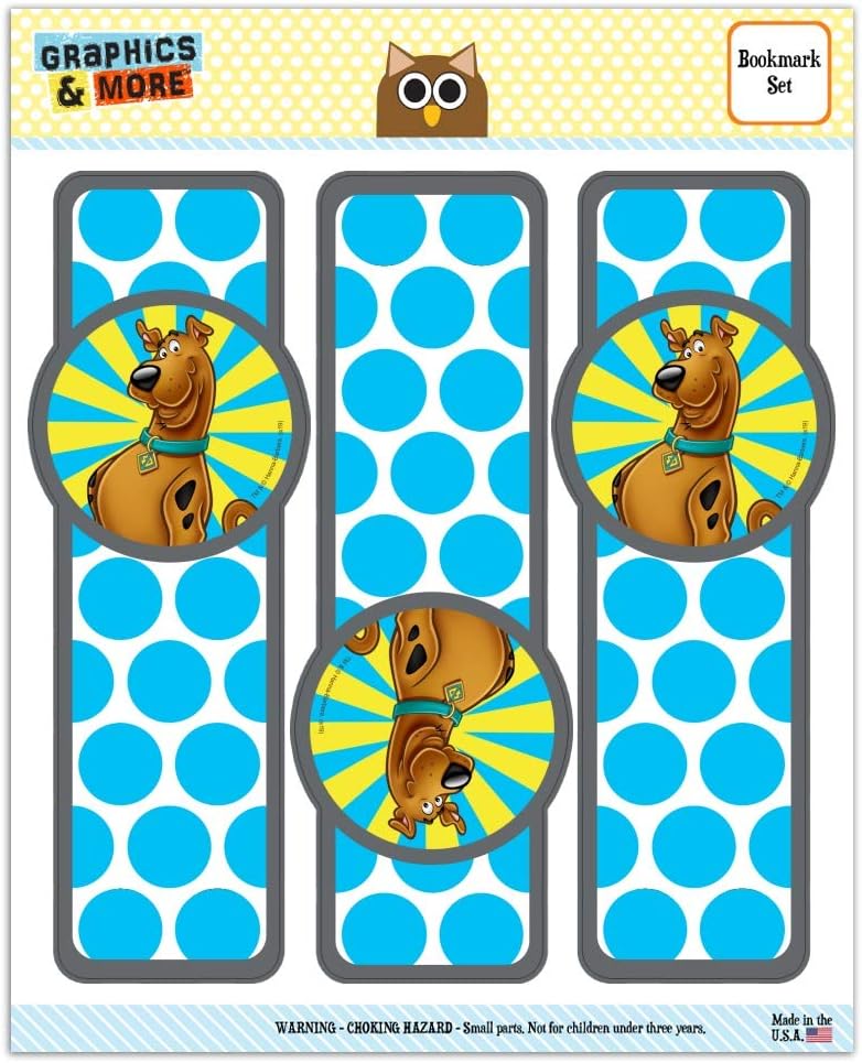 Amazon.com : Scooby-Doo Character Set of 3 Glossy Laminated Bookmarks ...