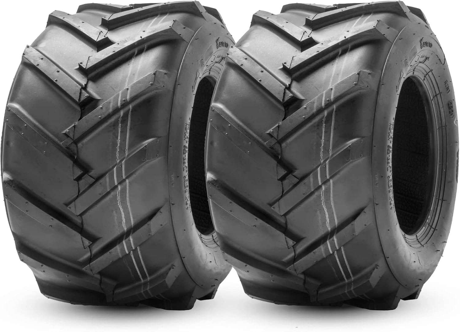Amazon.com: HALBERD Set of 2 24x12.00-12 Lawn Mower Tires 4PR Super Lug Tractor Tires Great ...