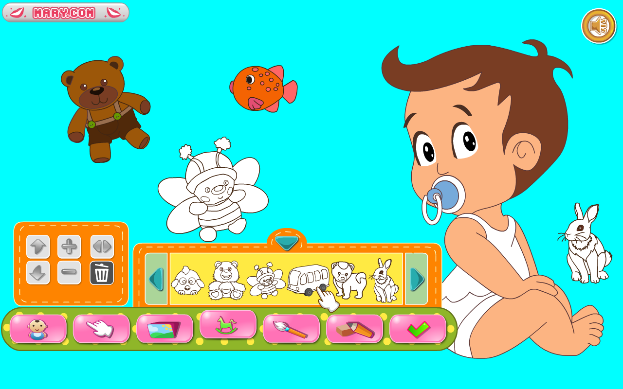 Happy Baby Coloring - Free Game - App on Amazon Appstore