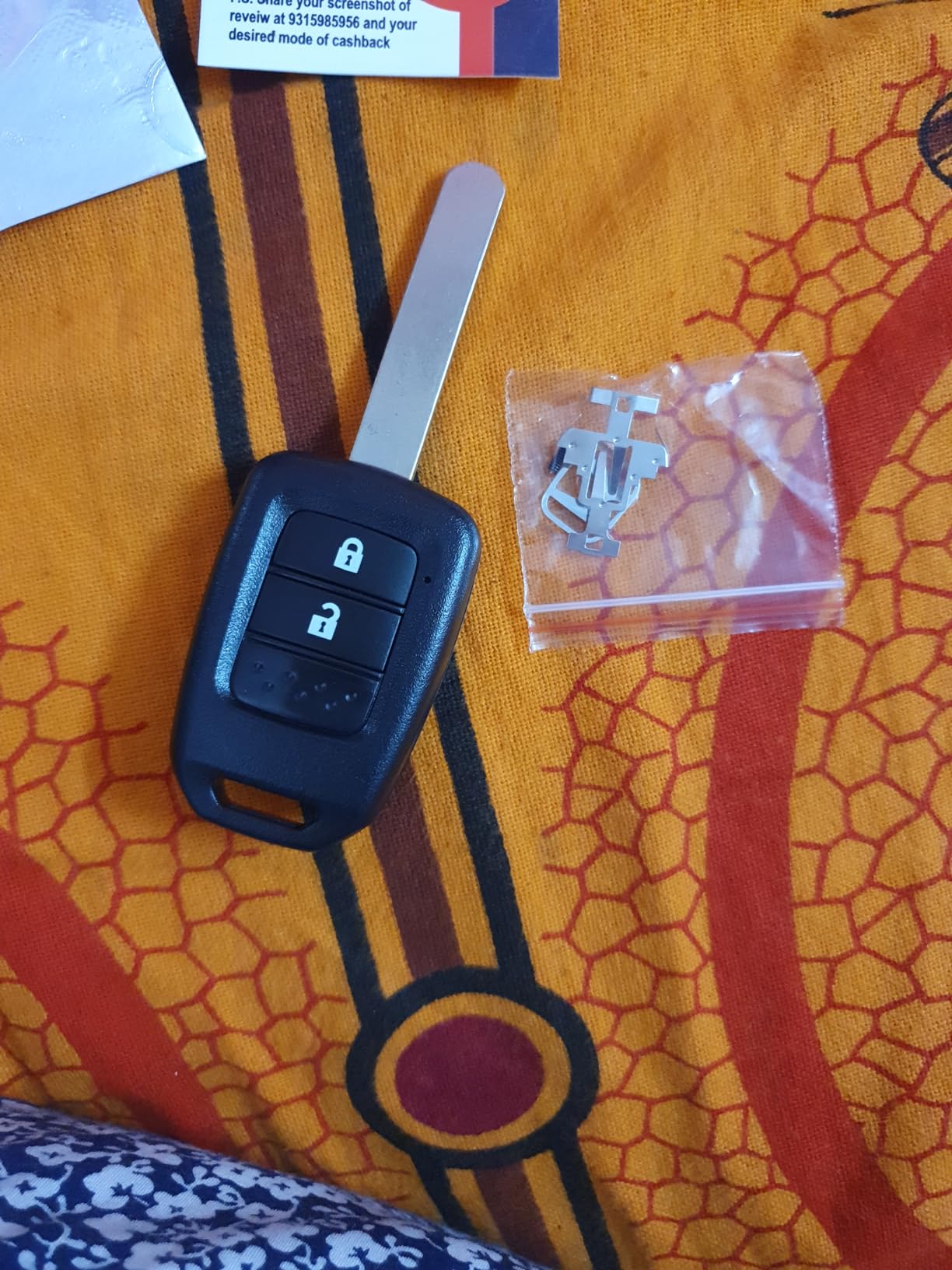 ABUNDANCE Genuine 2 Button Key Replacement Shell Compatible For Honda ...