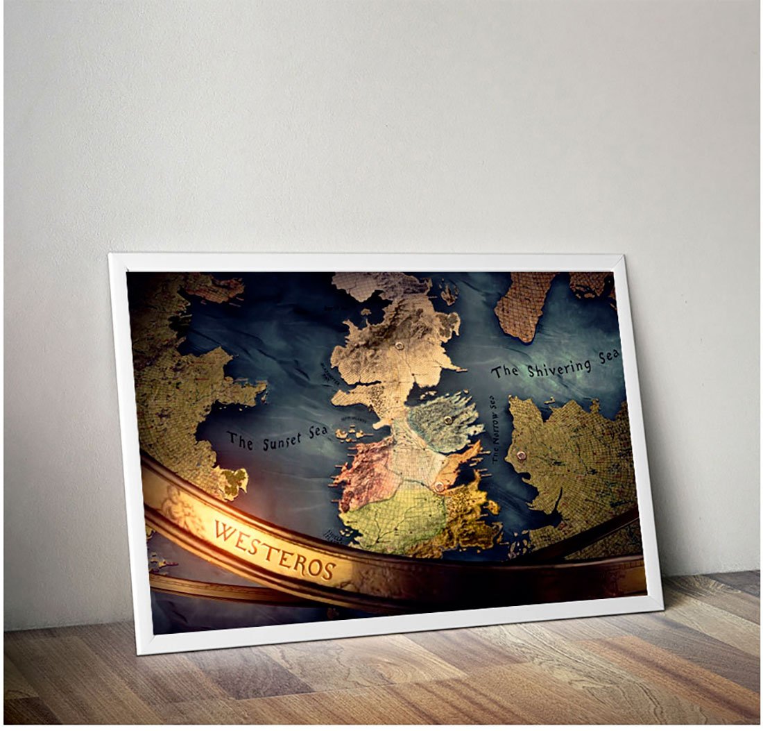 Westeros Kaart Hoge Resolutie Game Of Thrones #Westros