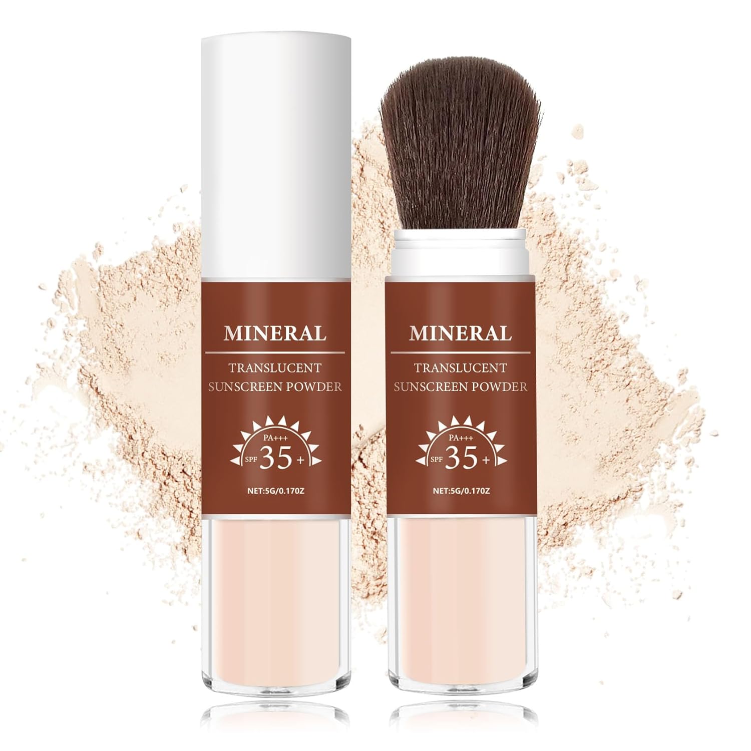 Amazon.com : NVLEPTAP Mineral Sunscreen Setting Powder Sunscreen for ...
