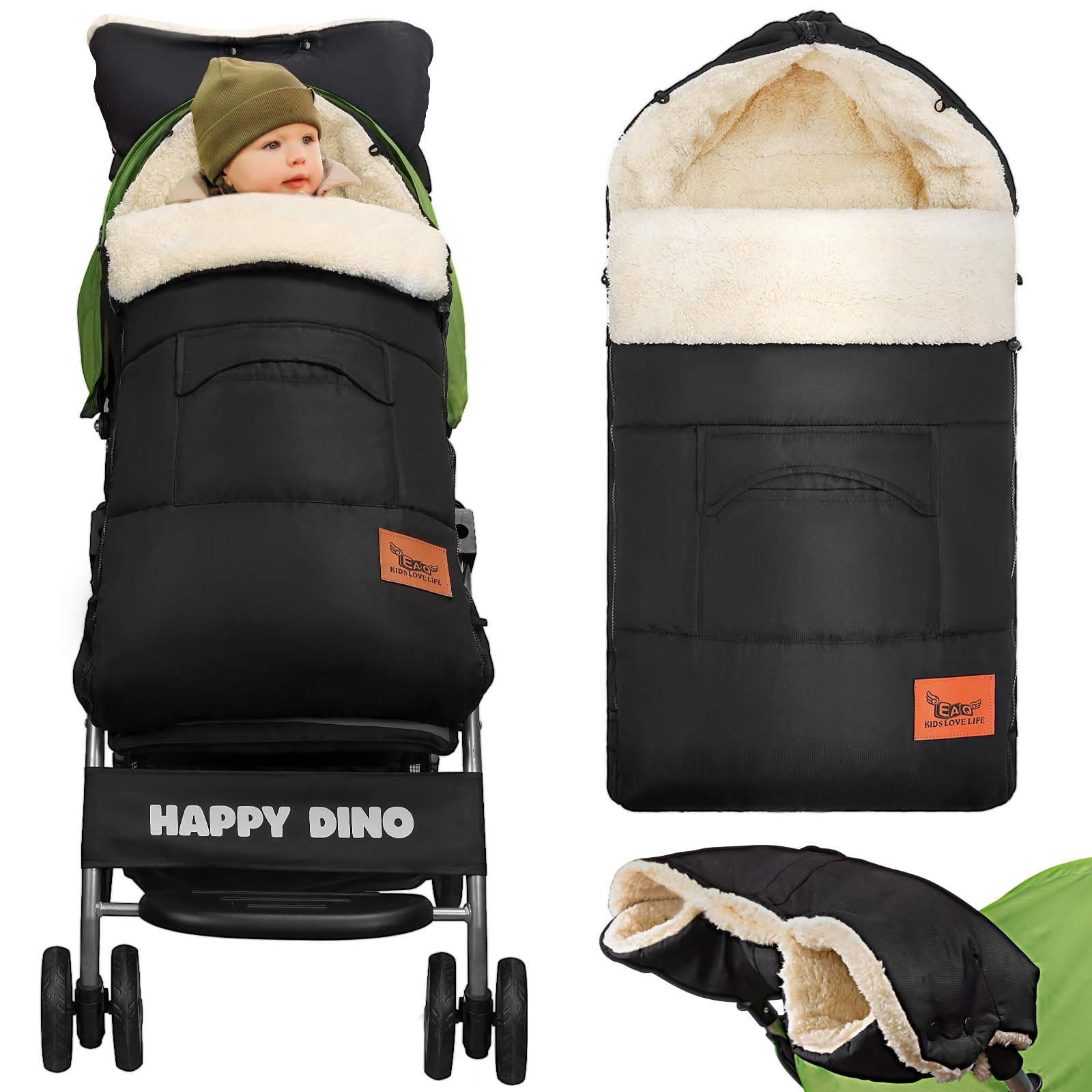 EAQ Winter Baby Footmuff,Stroller Bunting Bag,Baby Stroller Sleeping ...