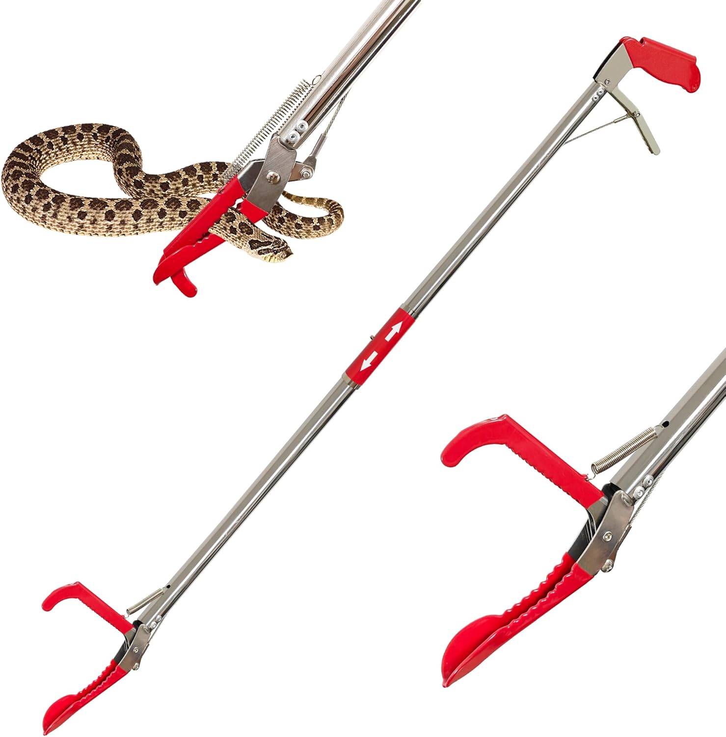 Amazon.com : COYXiCE 47" Professional Snake Tongs Heavy Duty Reptile ...