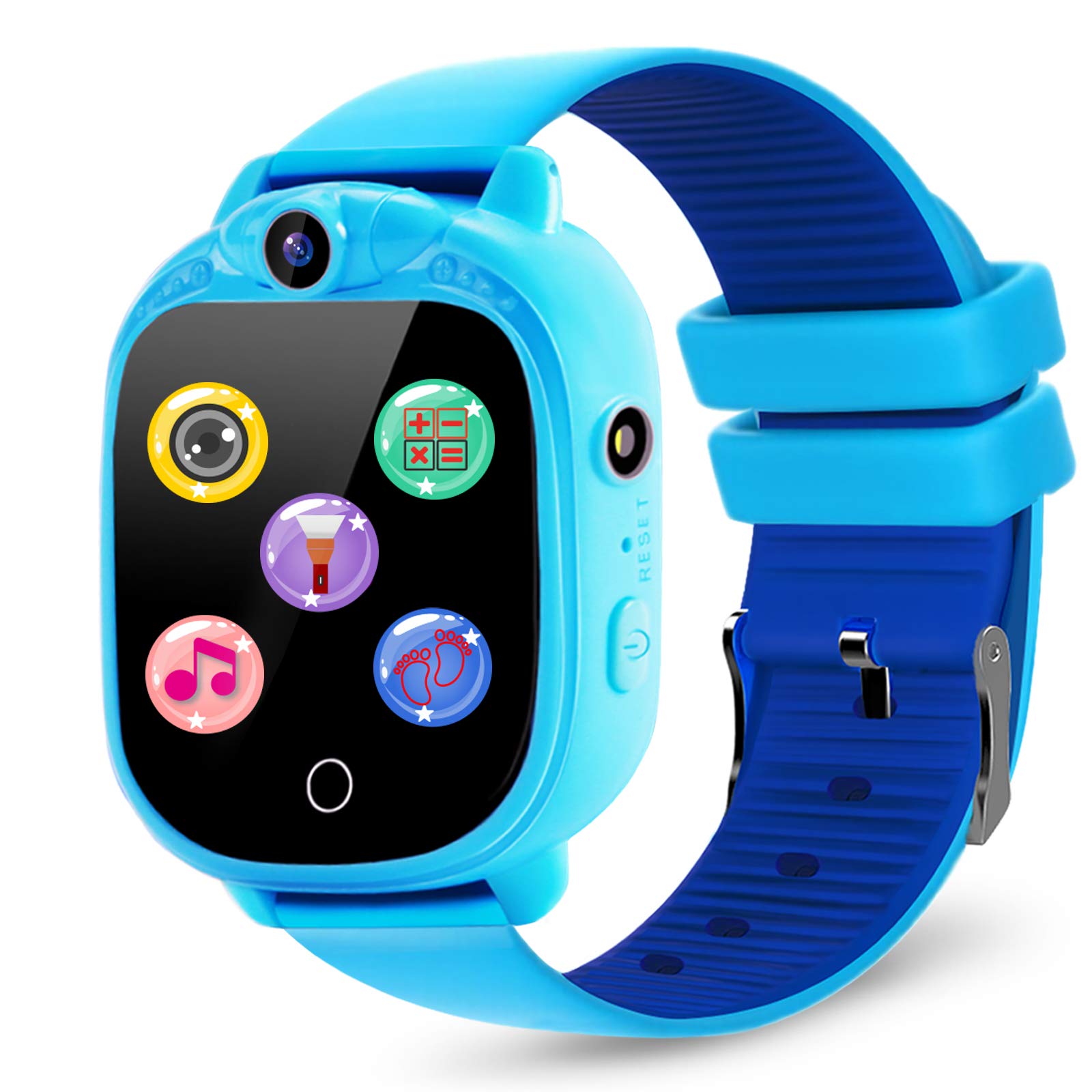 PROGRACE Kids Smartwatch with 90°Rotatable Camera Touchscreen Kids ...
