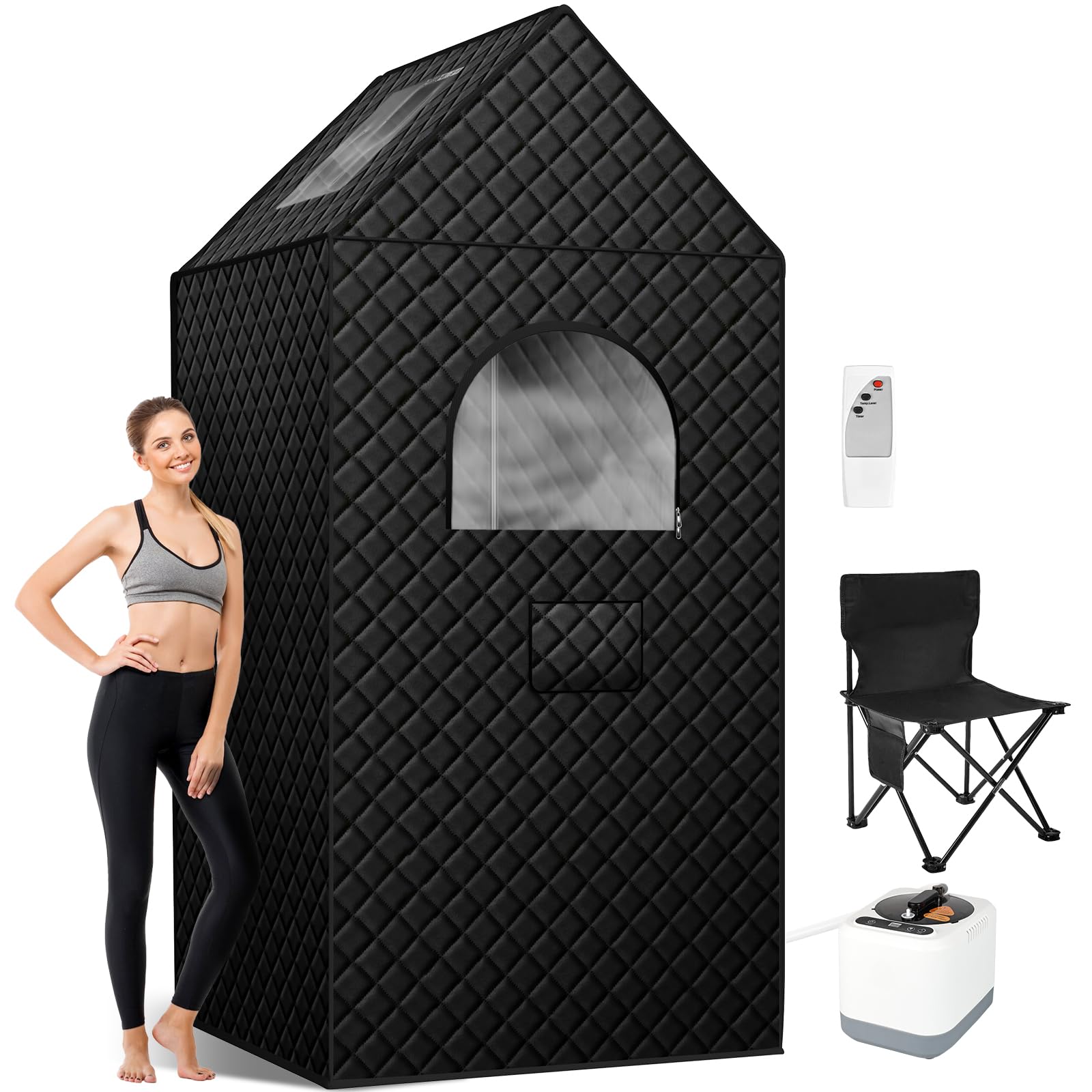 Amazon.com : I-THERA-U Portable Sauna Box for Home Spa Full Body, XL ...