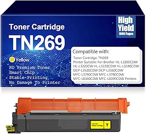 Amazon.com: TN269 (CMYK) Color Toner Cartridges for Brother HL-L3280CDW ...