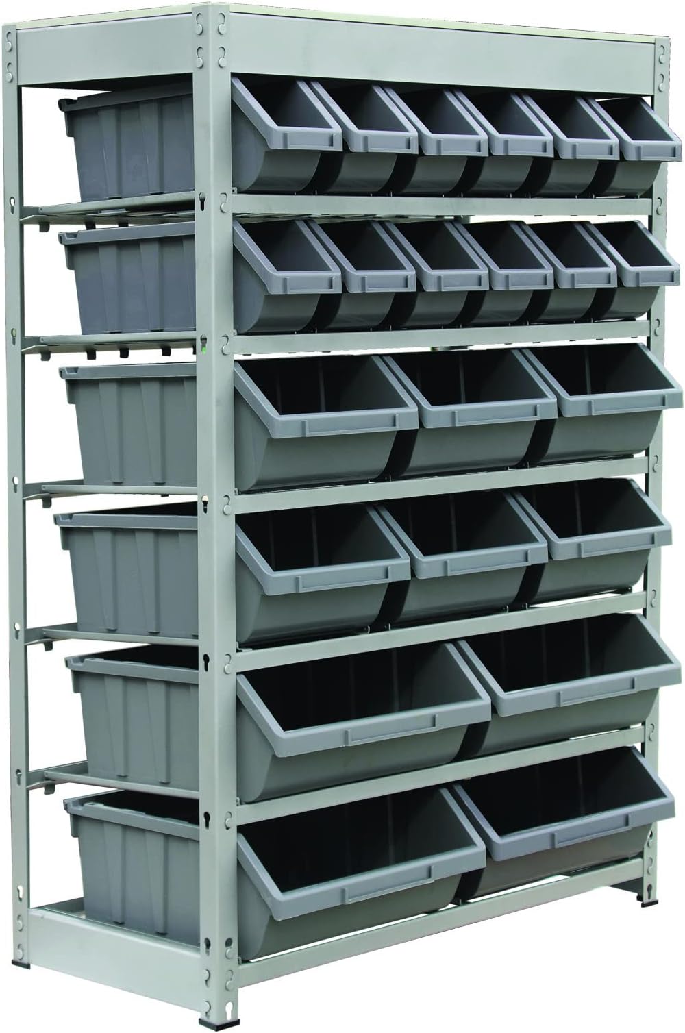 Amazon.com: King's Rack Bin Rack Storage System Heavy Duty Steel Rack ...