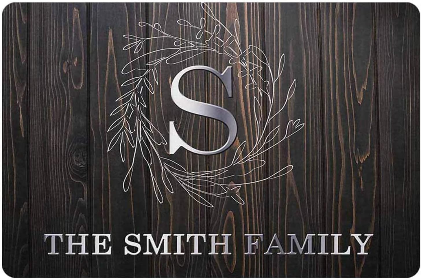 Amazon.com: Personalized Monogram Signs, Home Wall Decor Metal Wood ...