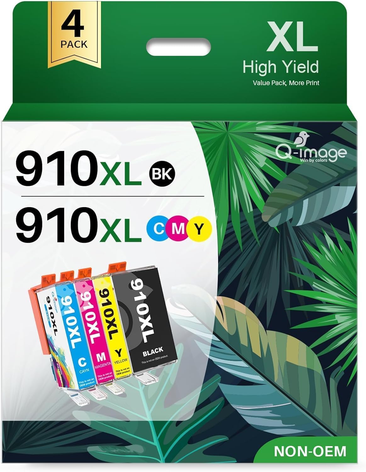 Amazon.com: Raleza Compatible 910XL 910 XL Black High Yield Ink Cartridge Replacement for HP ...