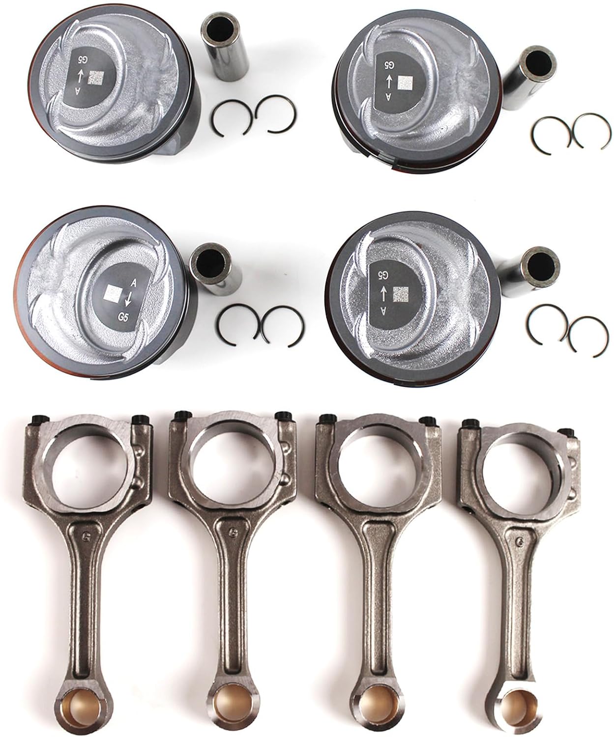 Amazon.com: DAYSYORE Piston & Connecting Rod Kit 23040-2G500 23410 ...