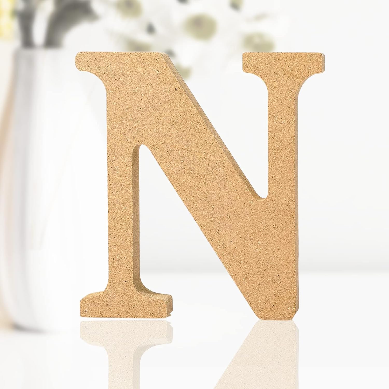 Amazon.com: WOODOUNAI 6 Inch Designable Wood Letters Unfinished Wood ...
