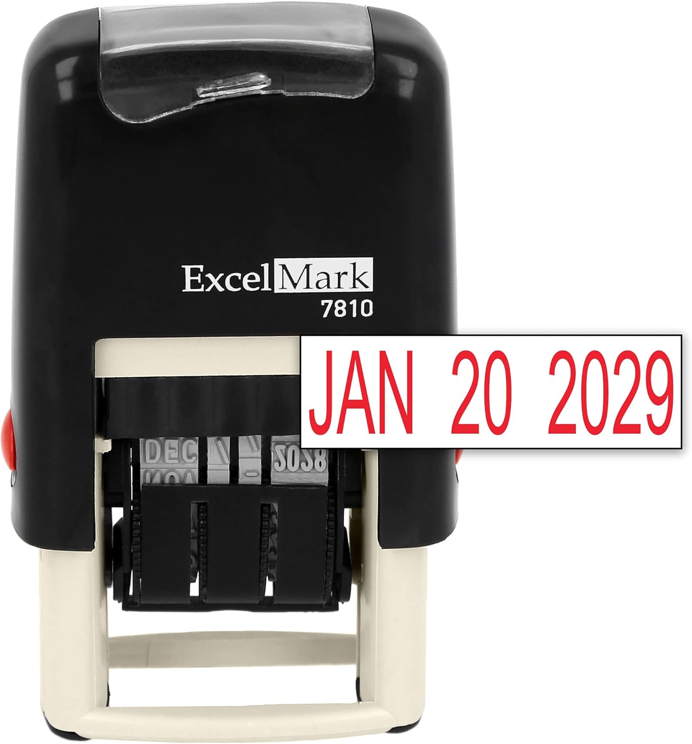 Amazon.com : ExcelMark 7810 Self-Inking Rubber Date Stamp – Great for ...