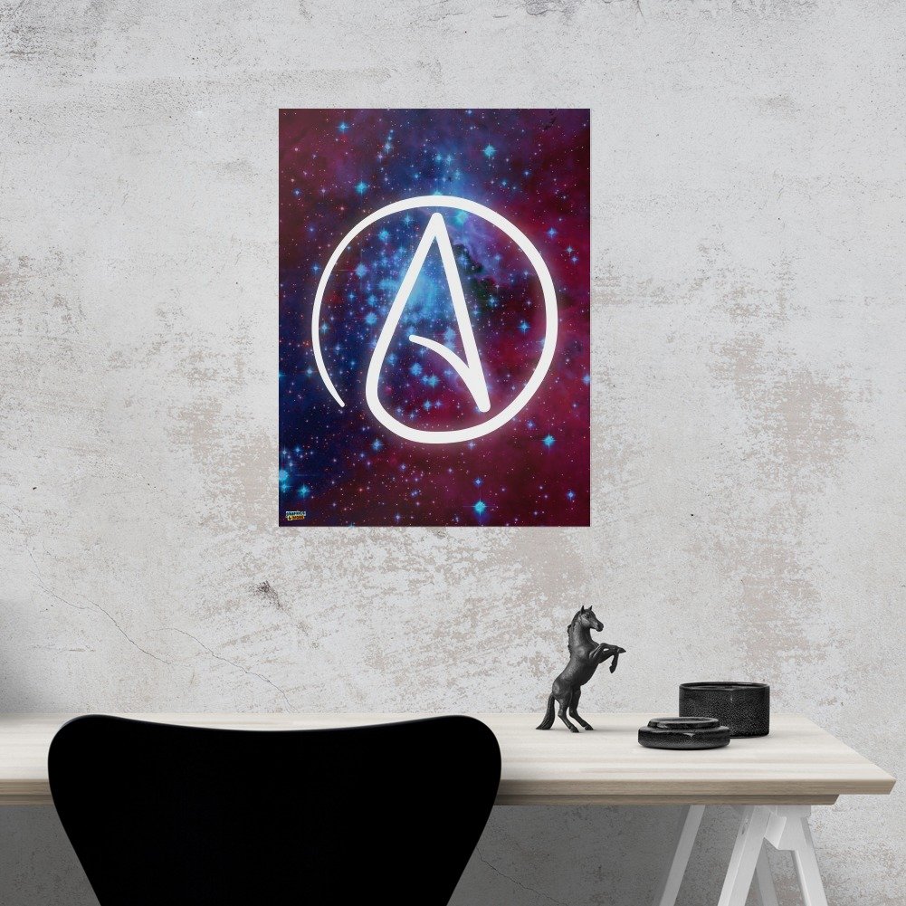 Atheist Wallpaper For Computer Atheist Atheism Symbol In Space Circle