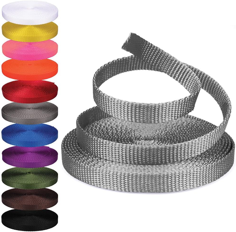 Amazon.com: Rope and Cord Nylon Webbing – 1/2 in. Multipurpose Webbing ...