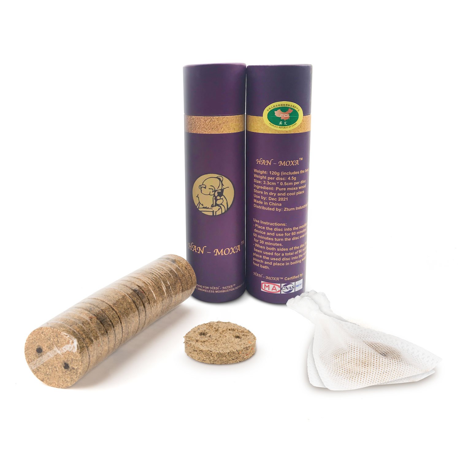 Buy Pain Therapy Han-Moxa Medical Refill Moxa Disc, Concentrates from ...