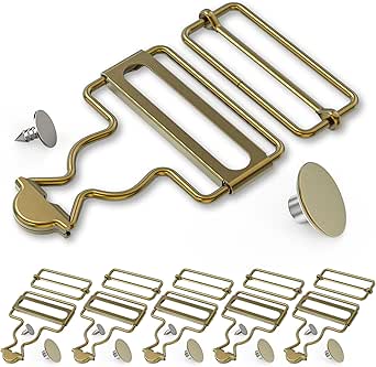 Amazon.com: Ceydoew 6 Sets Durable Metal Overall Buckles Replacement, 1 ...