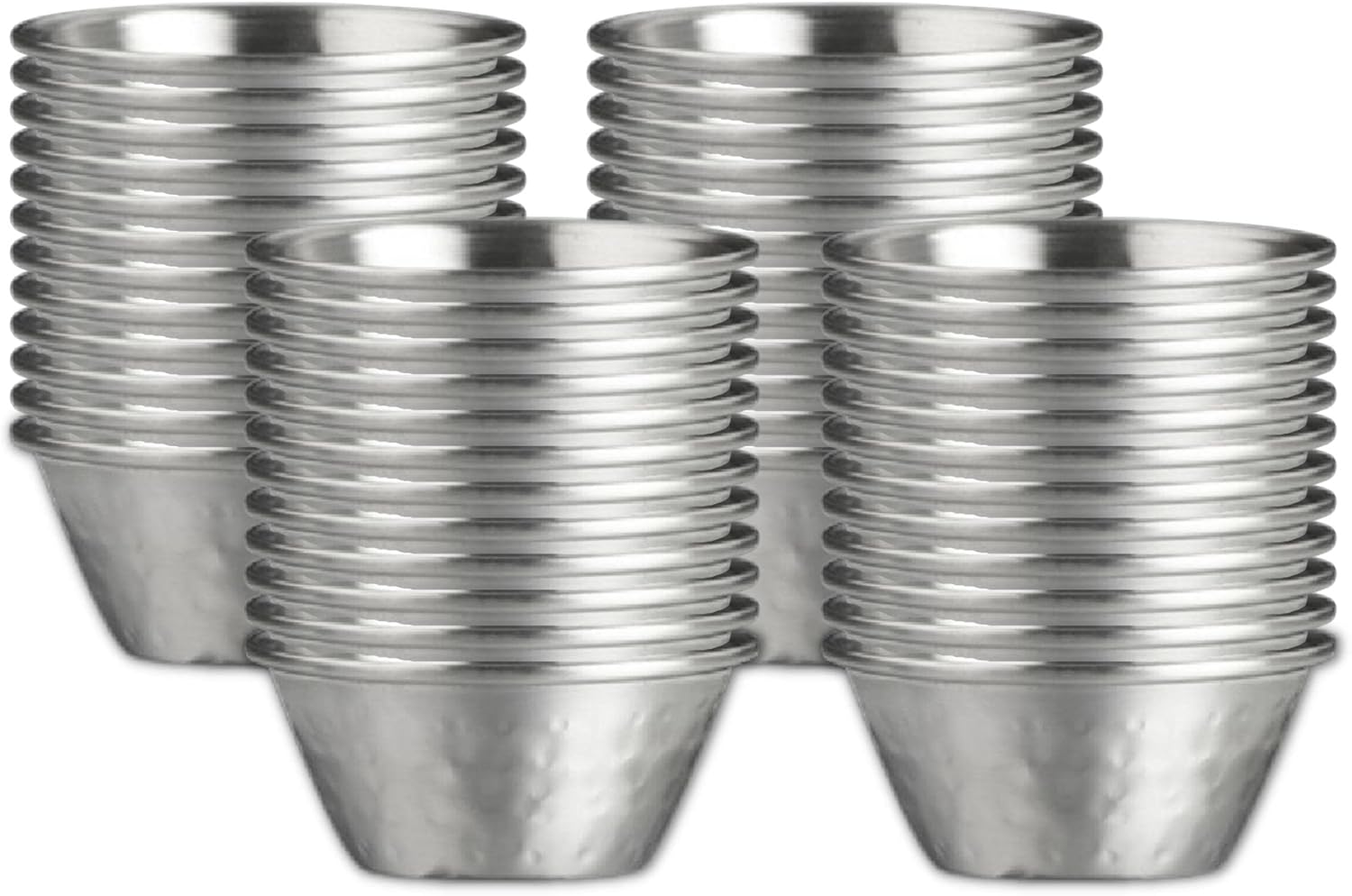 Amazon.com: Steelite Creations Stainless Steel Ramekins, Stackable ...