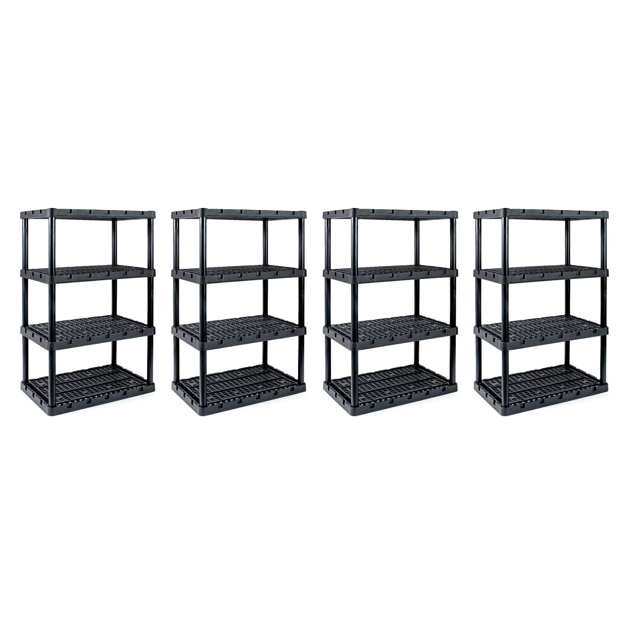 Amazon.com: Gracious Living 4-Pack XL Storage Shelving, Heavy-Duty ...