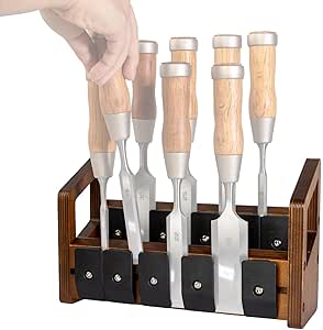 Amazon.com: O'SKOOL Modular Chisel Storage Rack for Woodworking ...