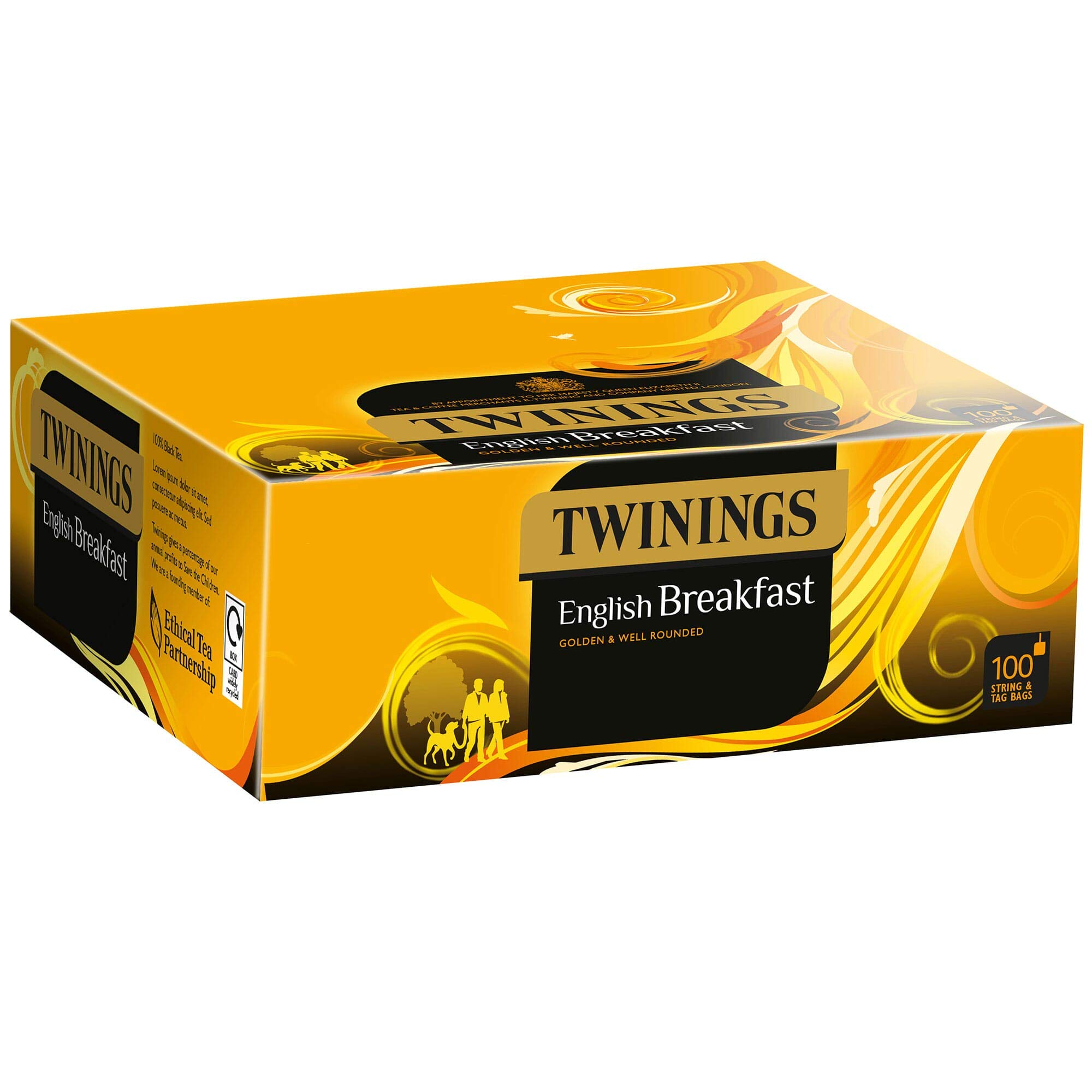 Twinings English Breakfast String and Tag Pack of 100 : Amazon.co.uk ...