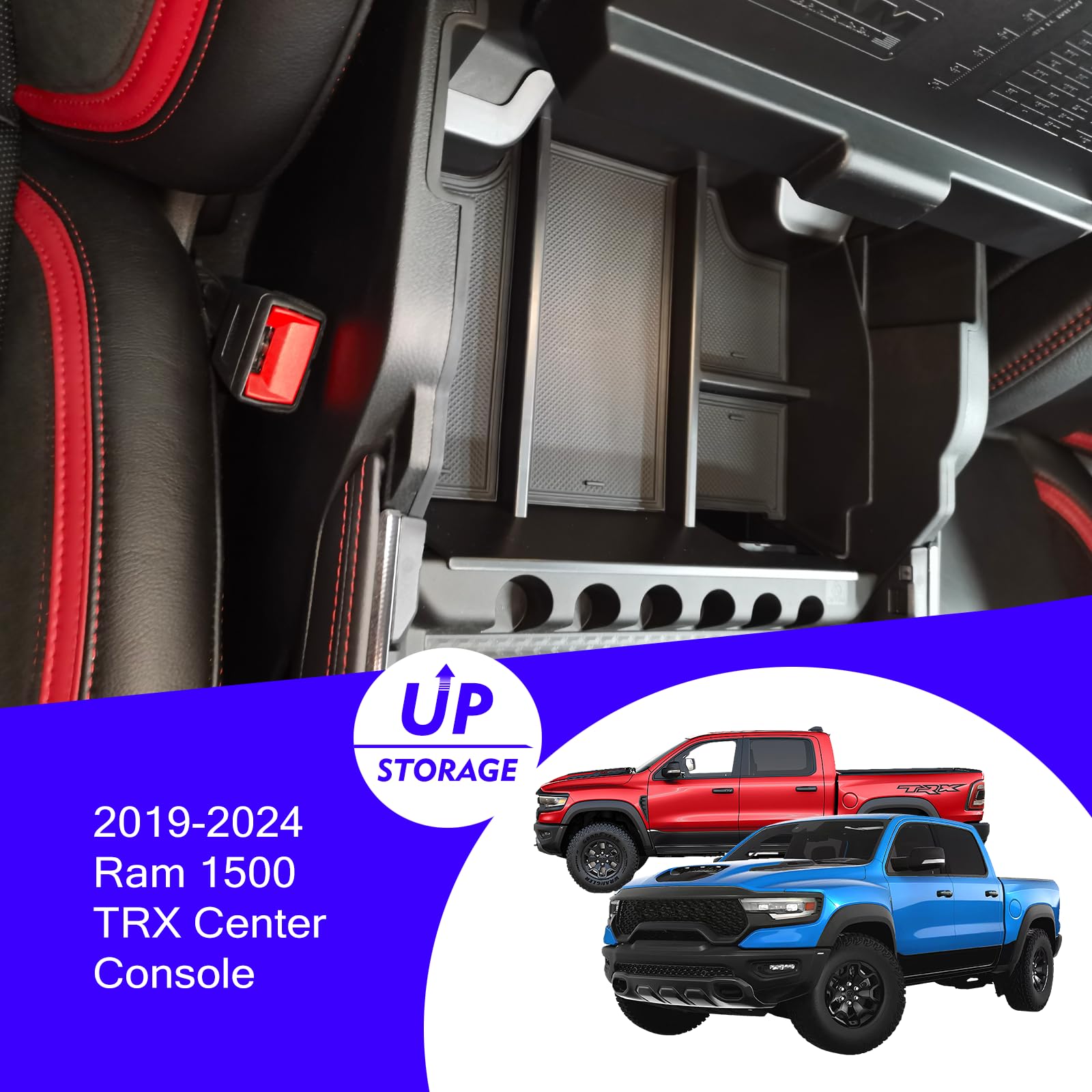 Snapklik.com : 2024 Ram 1500 TRX Lower Center Console Organizer Tray ...