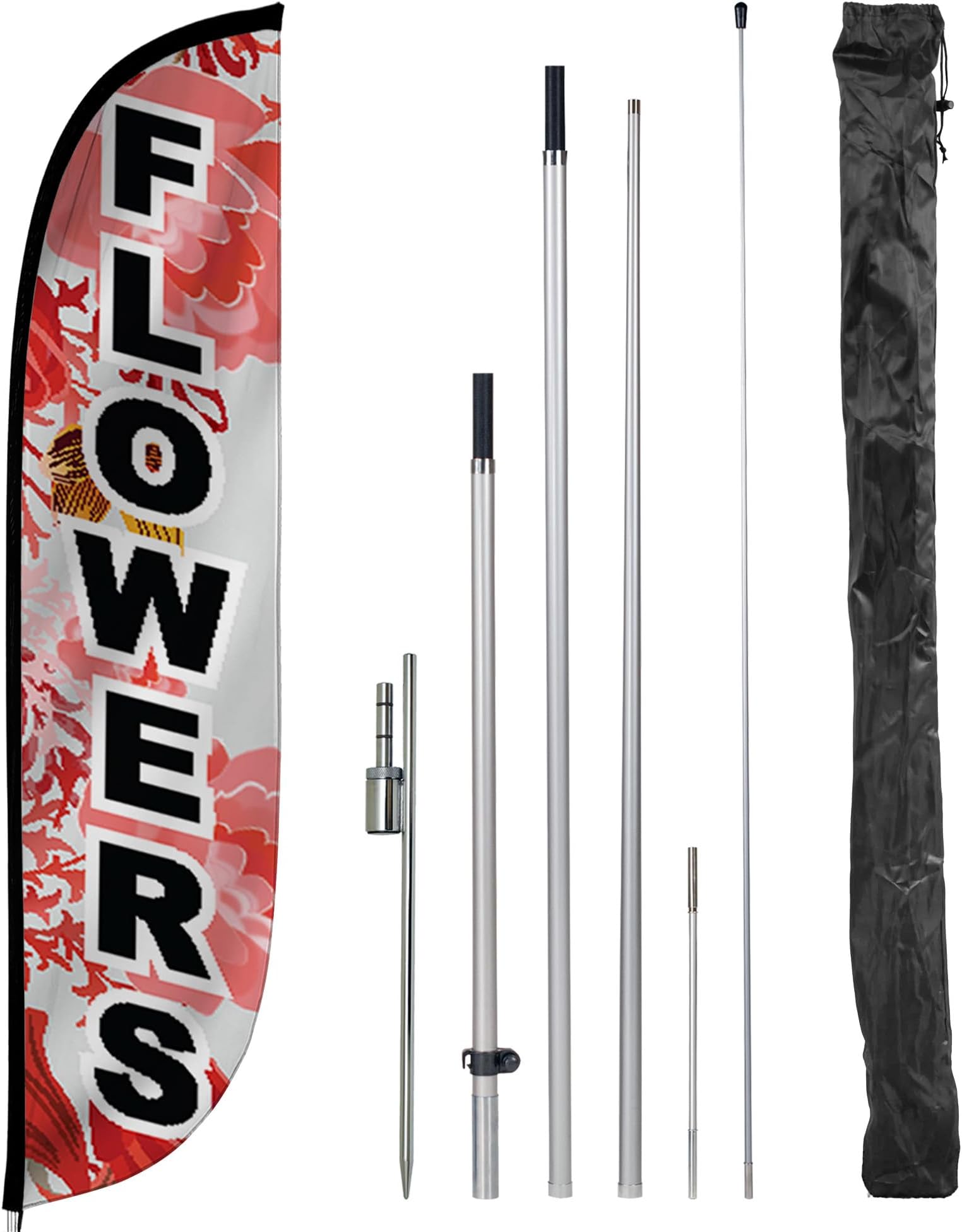 Amazon.com: LookOurWay Feather Flag Banner - 12 Feet Tall Advertising ...