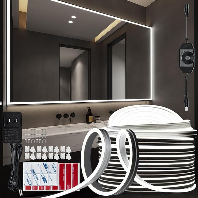 EUGOBRTEN Hollywood Style Vanity Make Up Light, 13ft Ultra Bright White ...