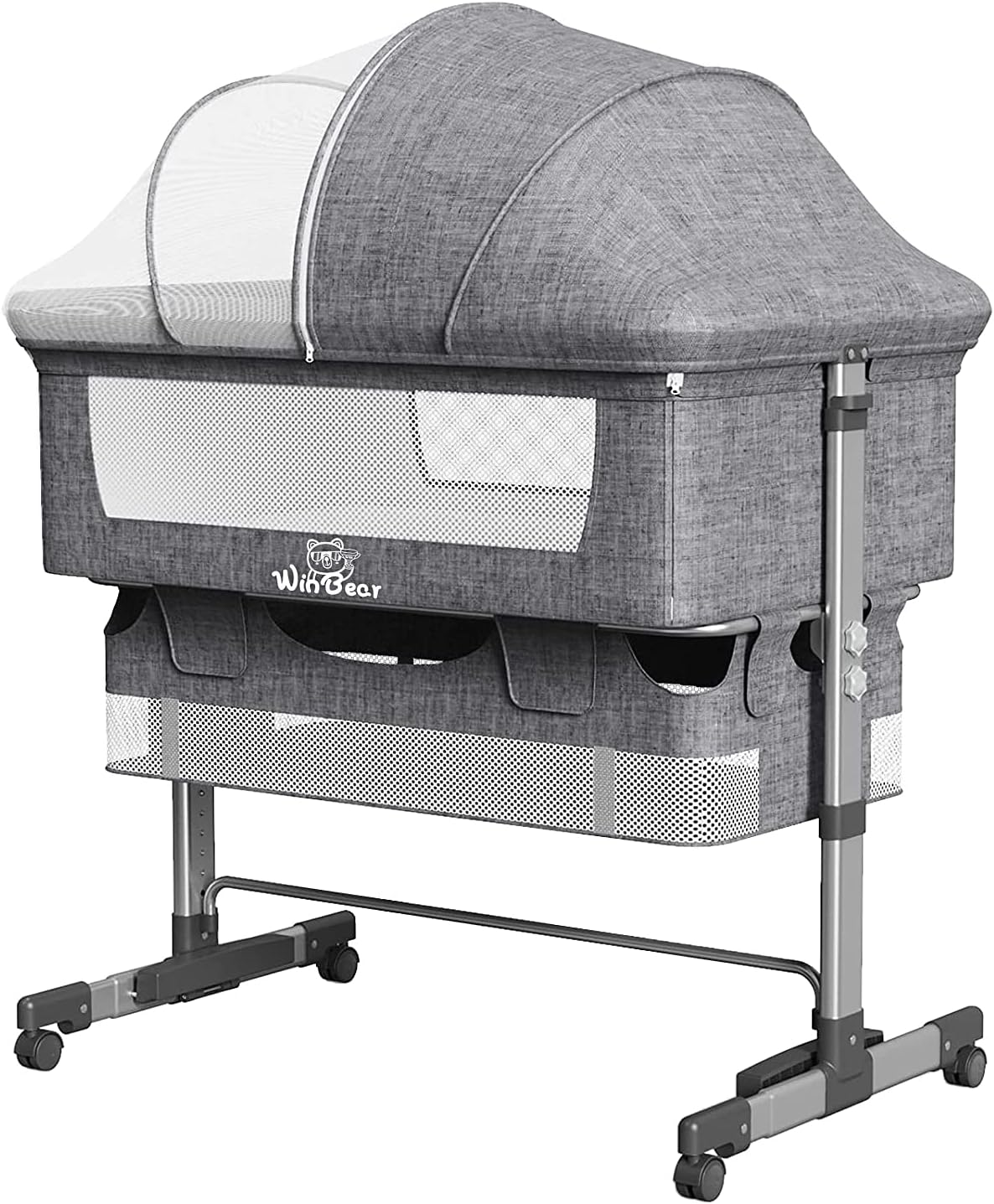 Amazon.com : Napfox Baby Bassinet, Bedside Sleeper,Foldable Baby Bed to ...