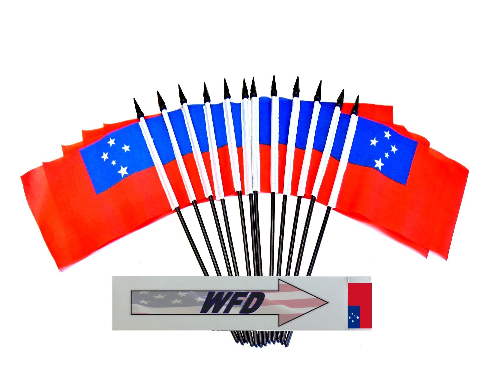 Amazon.com: Pack of 12 4"x6" International Polyester Miniature Office ...