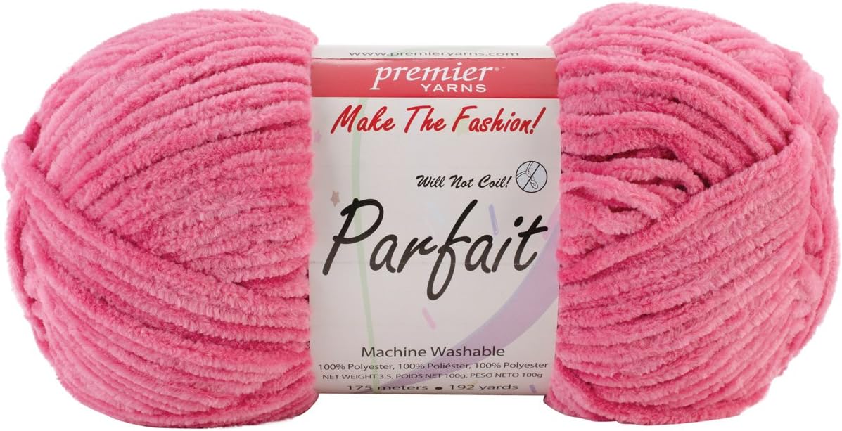 Amazon.com: Premier Yarns Parfait Solid Yarn-Cherry : Arts, Crafts & Sewing