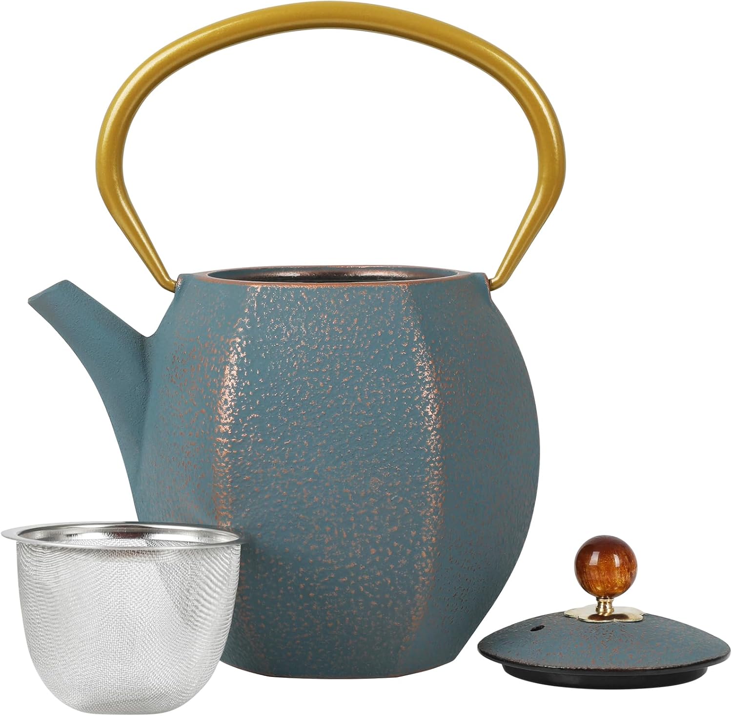 Amazon.com | Tovacu Cast Iron Tea Pots for Loose Tea, Japanese Style ...