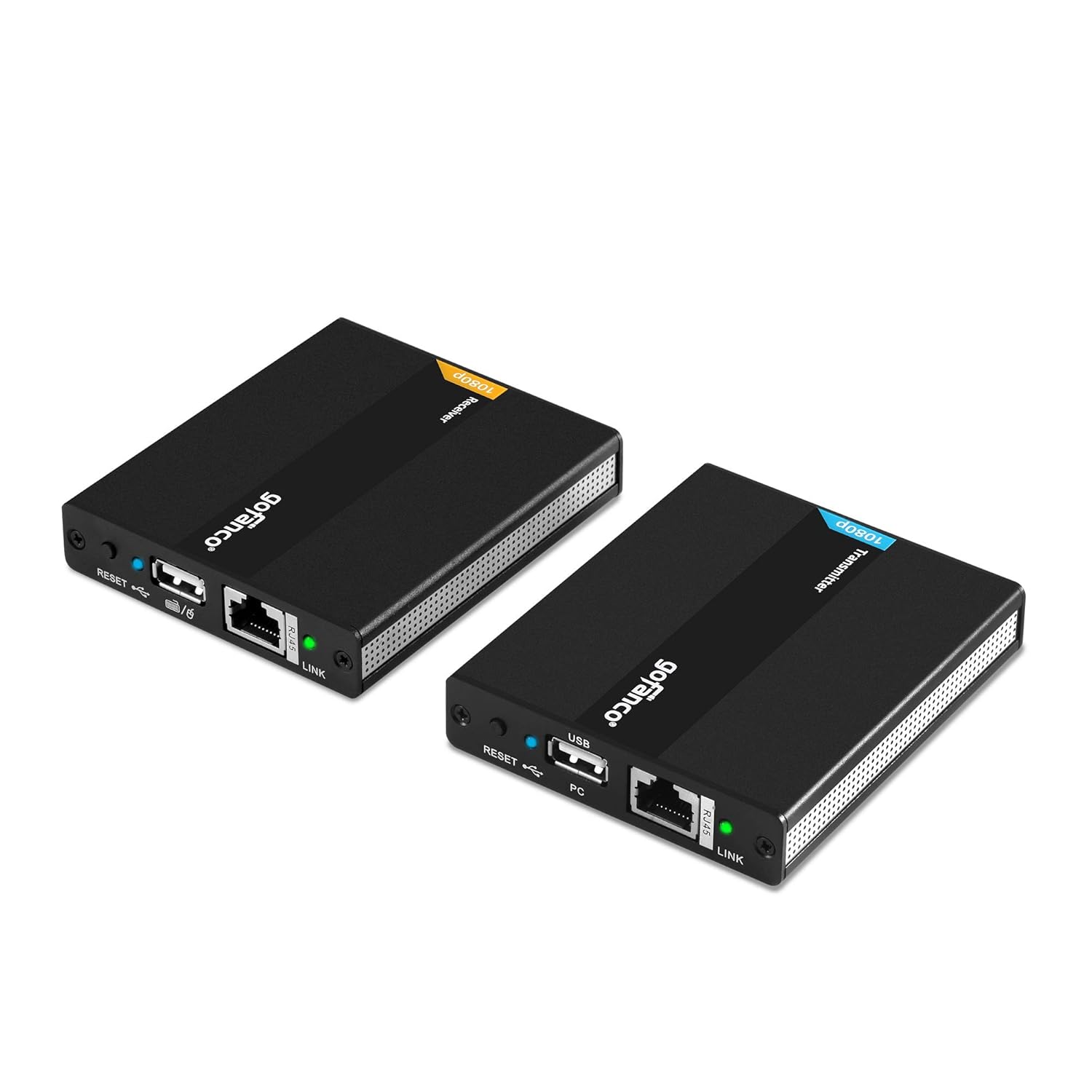 gofanco 1080p USB KVM and HDMI Over CAT5e / CAT6 Extender – 2X USB 2.0 ...