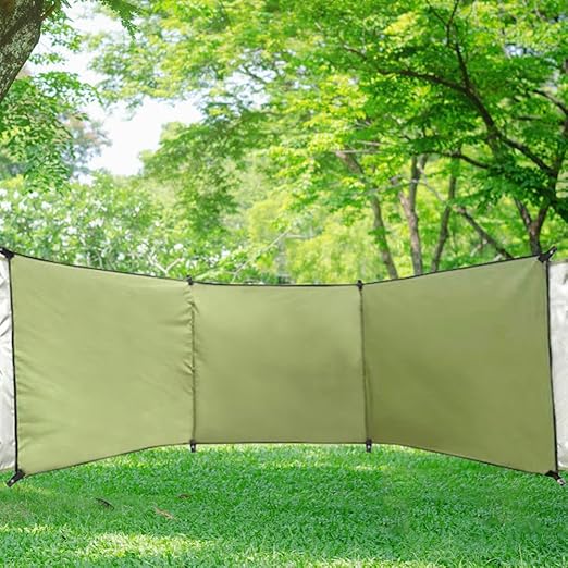 Amazon.com: Beach Windscreen Privacy Wind Blocker with Carry Bag ...