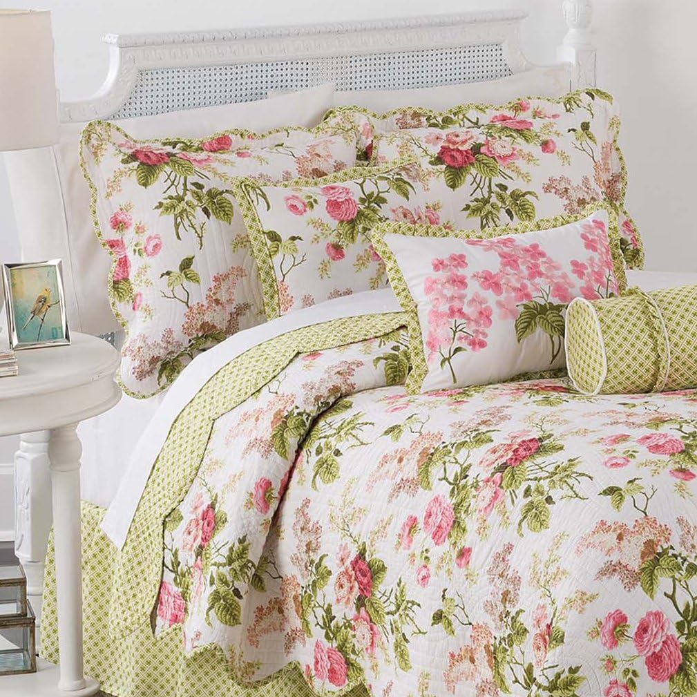 Snapklik.com : Waverly Emmas Garden Modern Farmhouse Floral 4-Piece ...