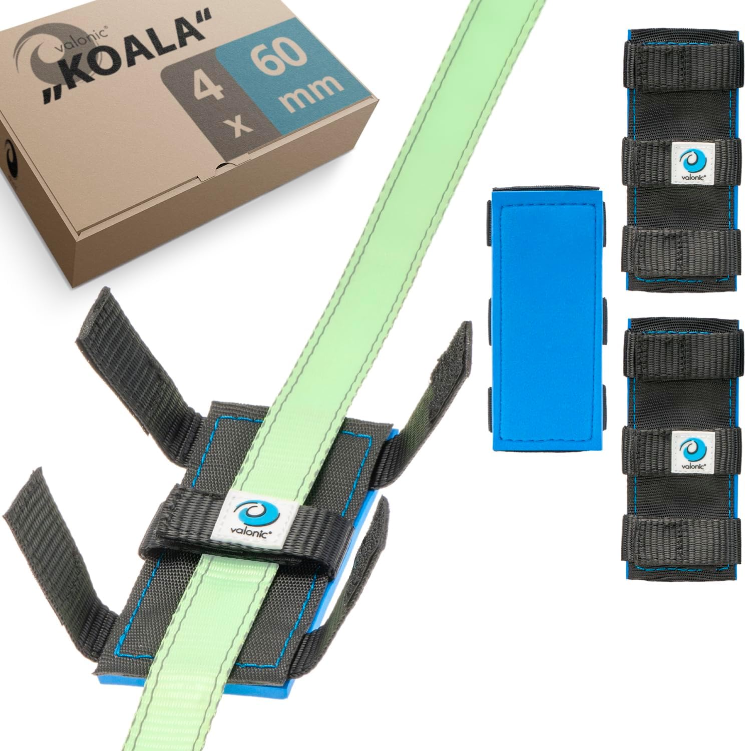 valonic KOALA - 4x protector for tie down straps - neoprene pad ...