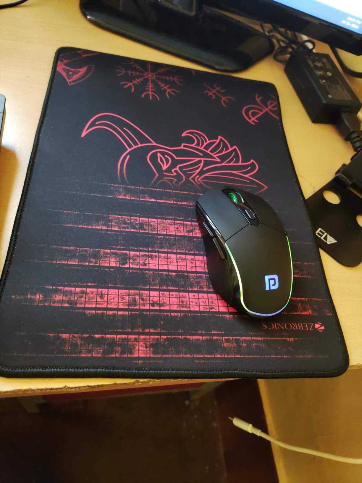 ZEBRONICS Firestorm Gaming Mouse pad for All Mouse sensors with Micro ...