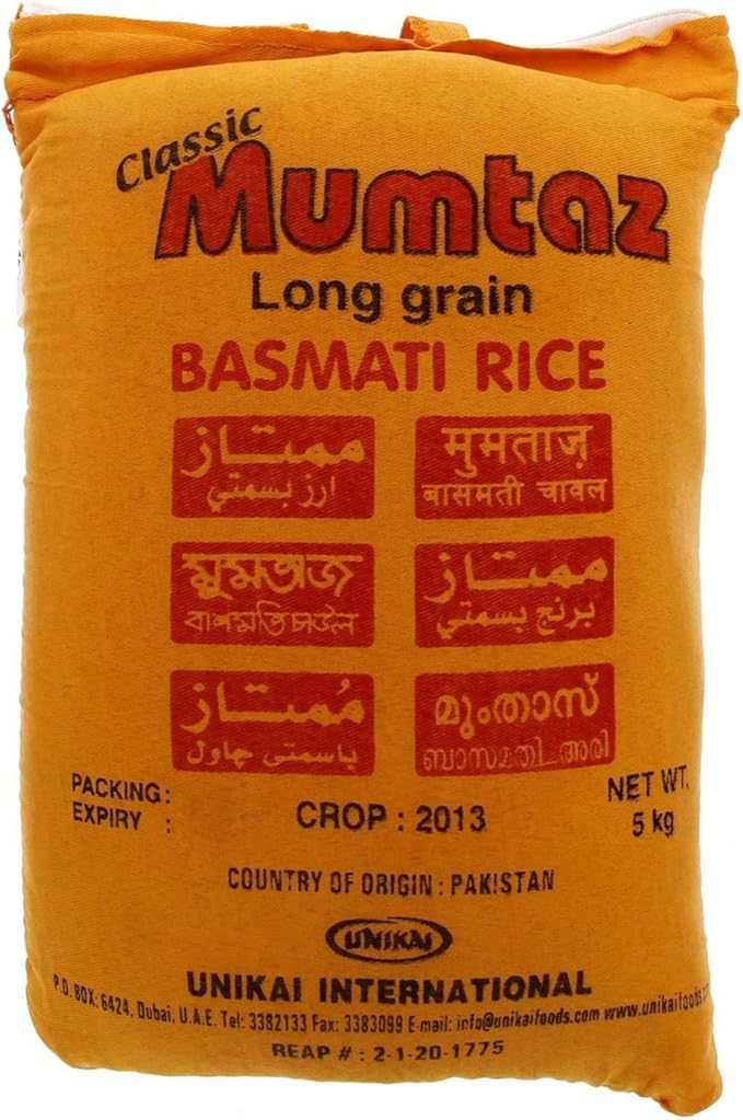 Mumtaz Classic Basmati Rice 5kg: Buy Online at Best Price in UAE ...