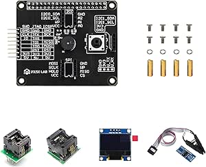 Amazon.com: Multifunctional RPI-HAT Programmer Raspberry Pi Expansion Board I2C/SPI/SWD/JTAG ...