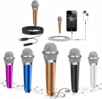 Amazon.com: Uniwit Mini Portable Vocal/Instrument Microphone for Voice ...
