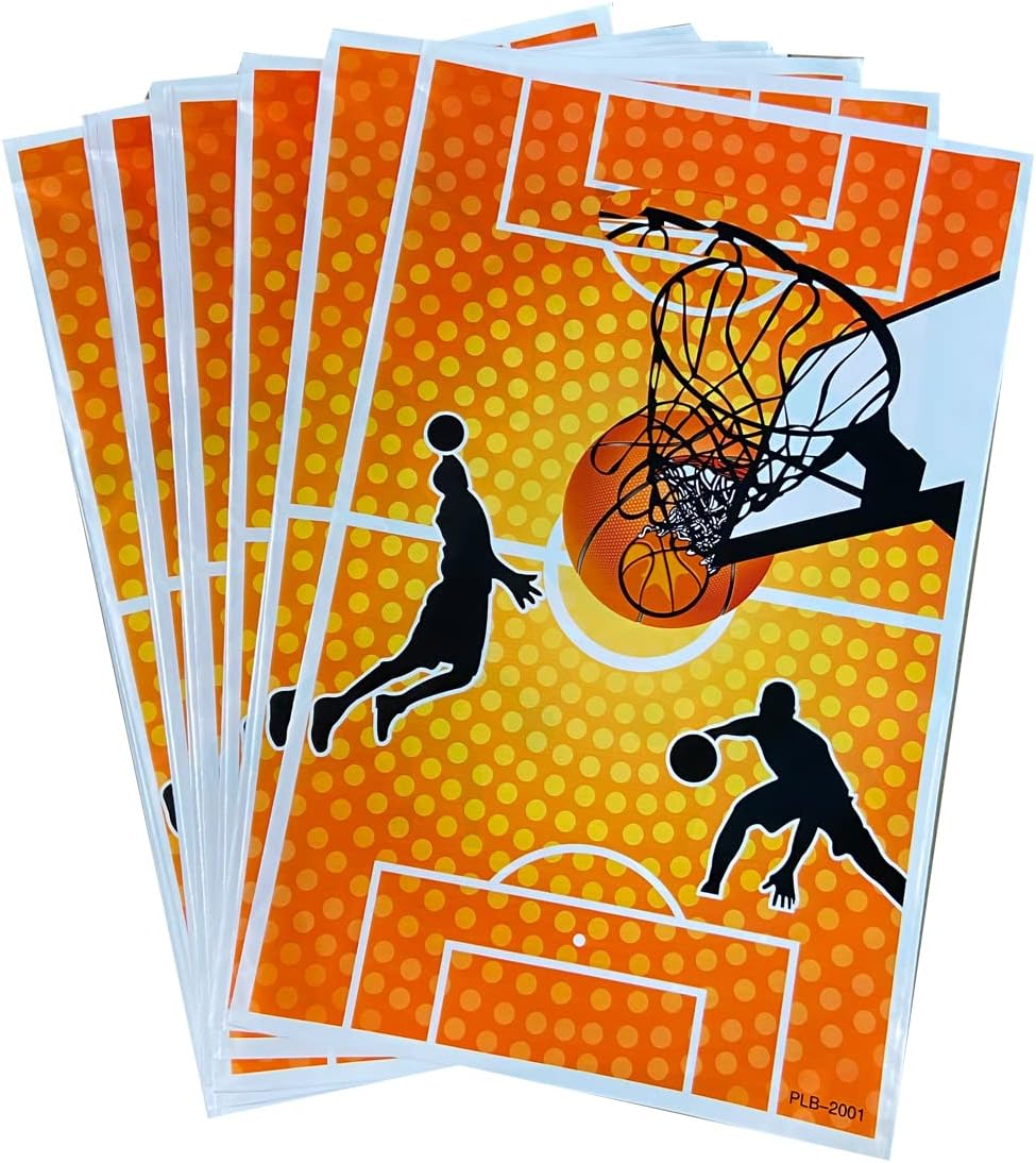 Amazon.com: LYST 50PCS Basketball Theme Gift Bags for Birthday Party ...