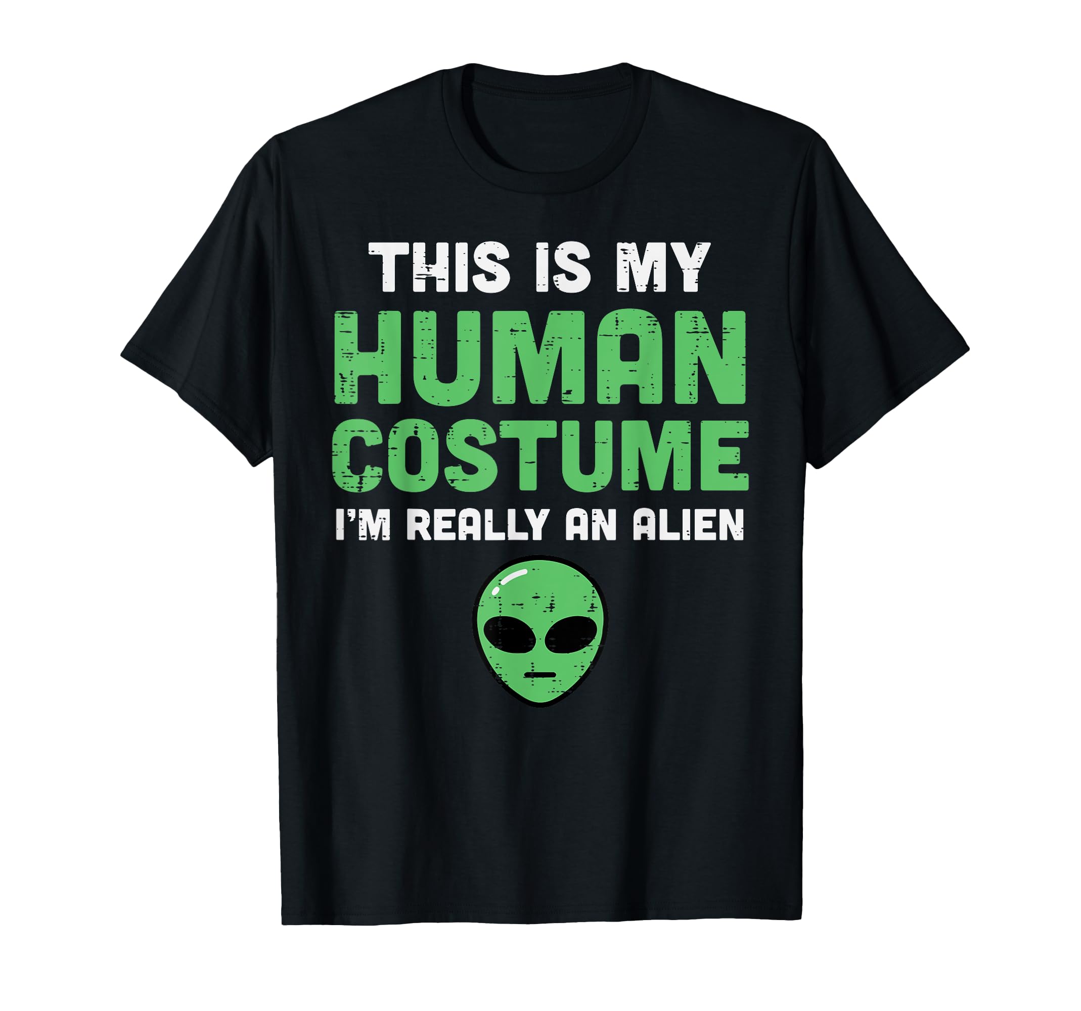 Amazon.com: Halloween Human Costume Im Alien Funny Men Women Kids Boys ...