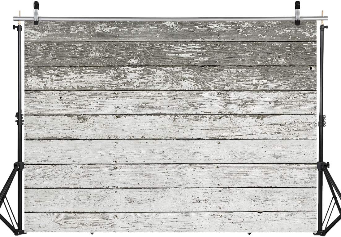 Amazon.com : SJOLOON Backdrop for Photoshoot Gray and White Wood Plank ...