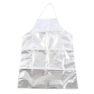 Buy Heat Resistant Apron, 1000℃ Heat Resistant Aluminum Foil Apron High ...