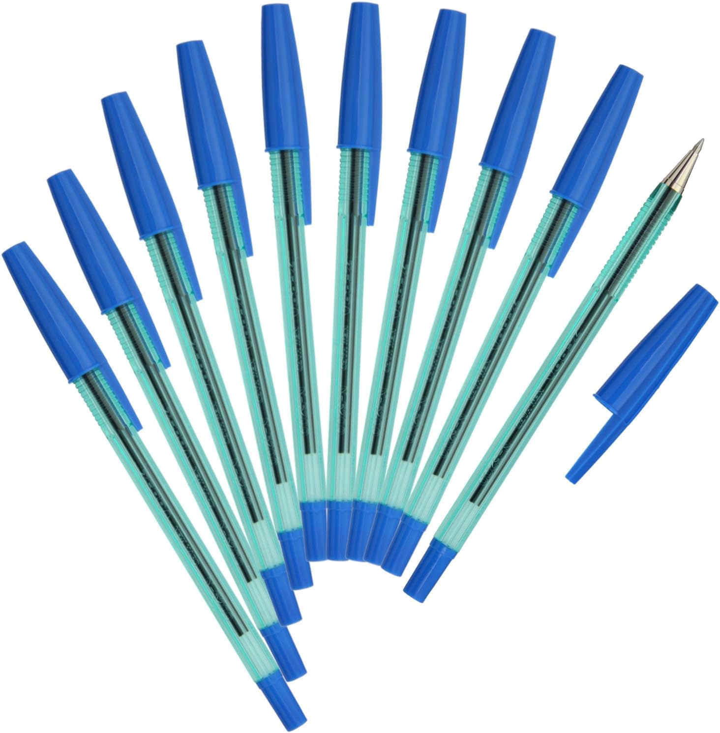 Amazon.com : Zebra B-BNR2-BL Oil-Based Ballpoint Pen, New Hard Care S, Blue, 10 Pieces : Office ...